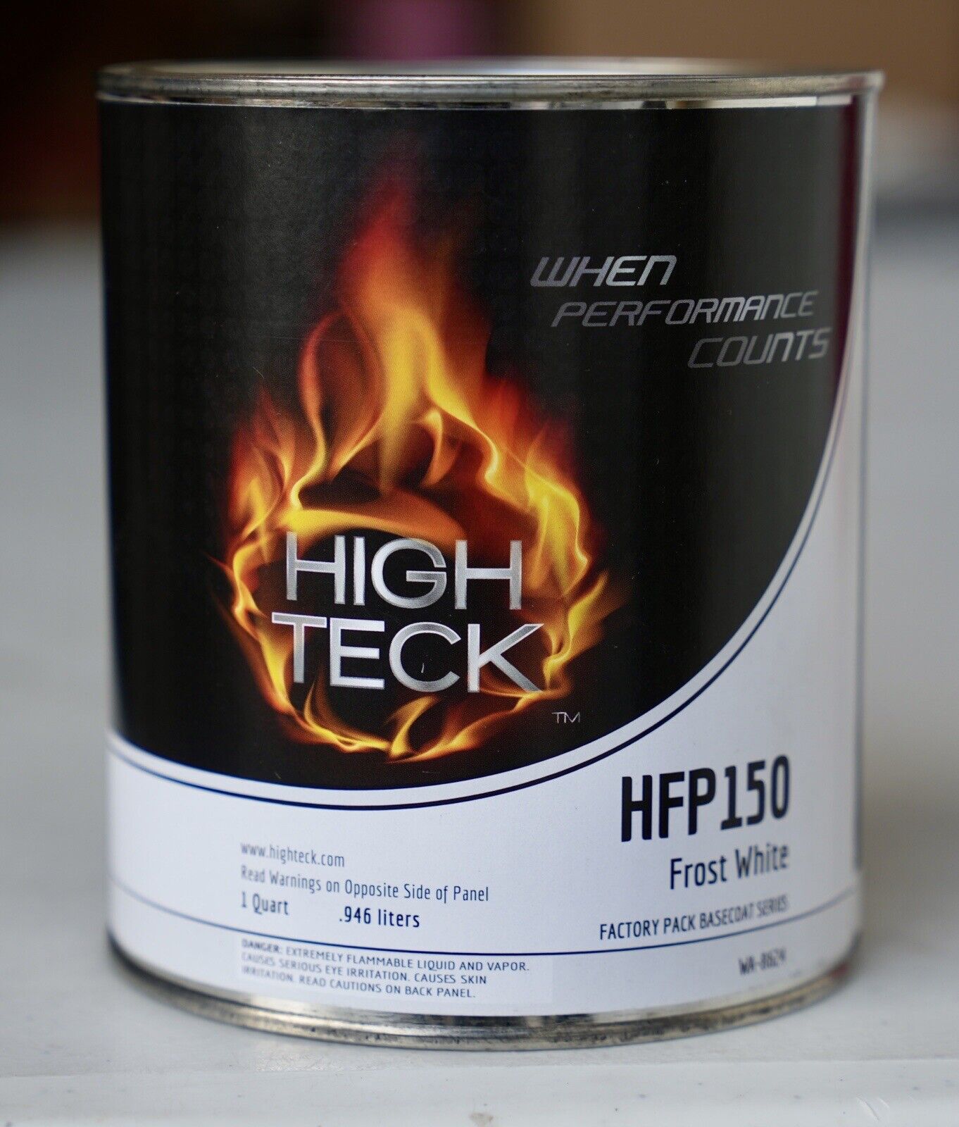 High Teck Frost White Basecoat Urethane Auto Paint GALLON GM WA8624 ...