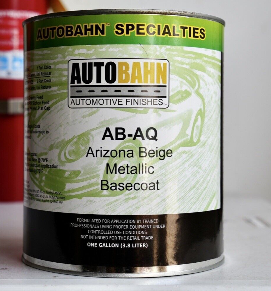 Ford Aq Autobahn Arizona Beige Metallic Basecoat Auto Paint Ab-aq Gall ...