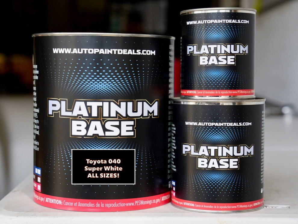 040 - Super White - Toyota Automotive Urethane Basecoat – Auto Paint Deals